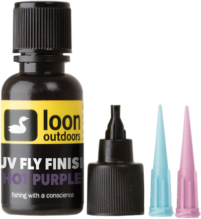 UV Clear fly finish violet petit Loon – Caleri Fly Fishing